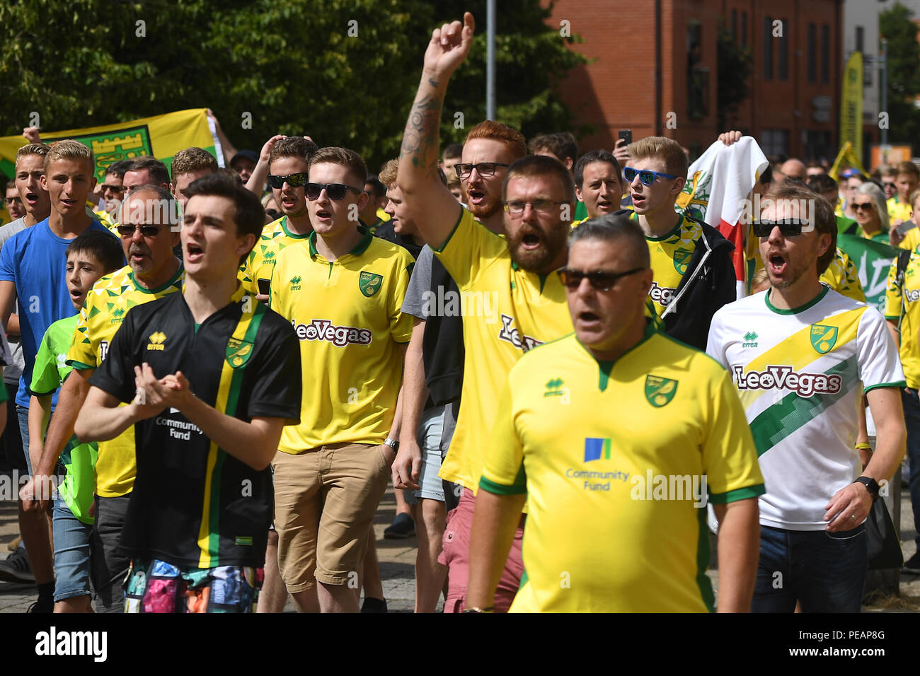 Norwich city fans hi-res stock photography and images - Alamy
