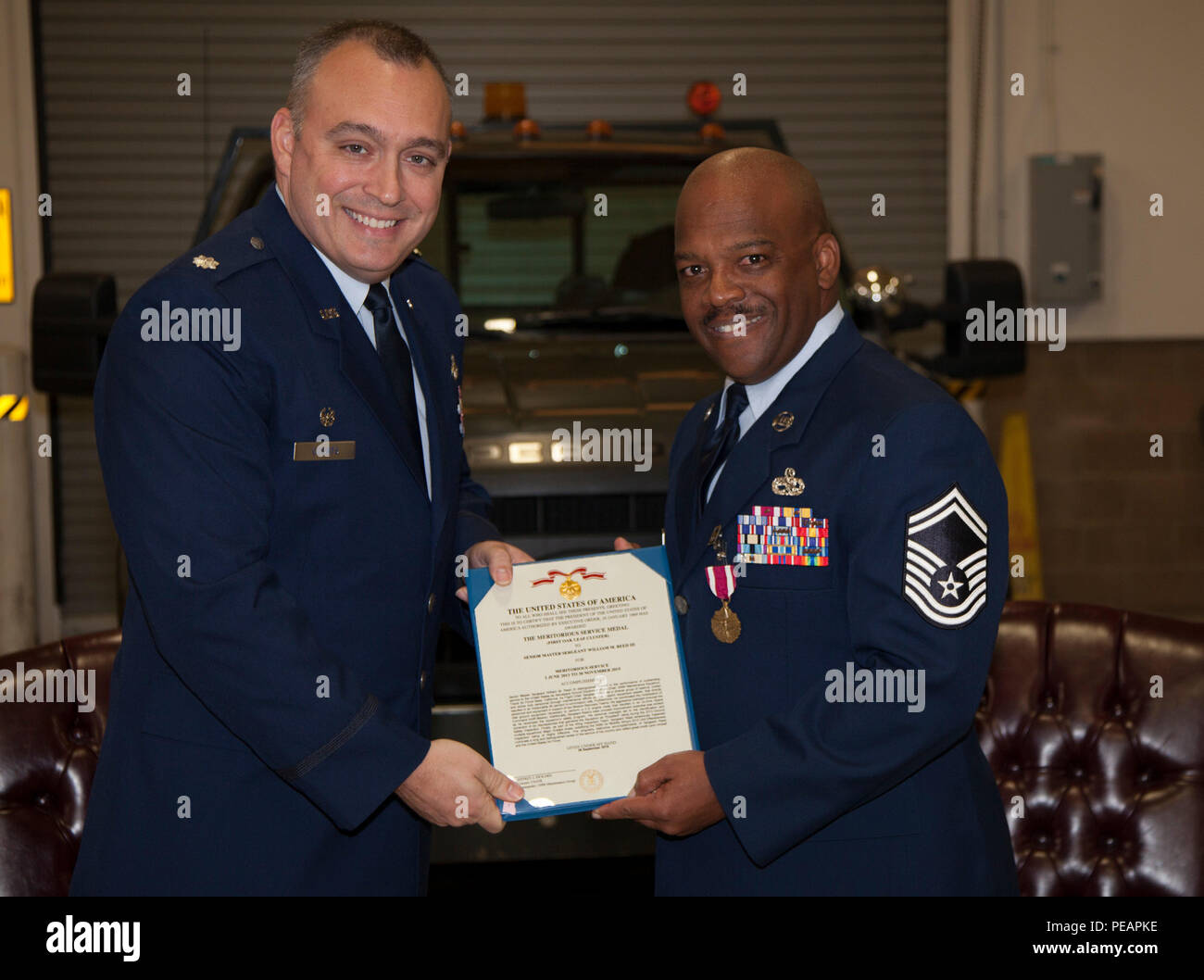 Senior Master Sgt. William Reed, III, 349th Maintenance Squadron, is ...