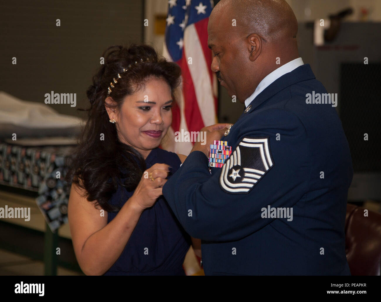 Senior Master Sgt. William Reed, III, 349th Maintenance Squadron, is ...