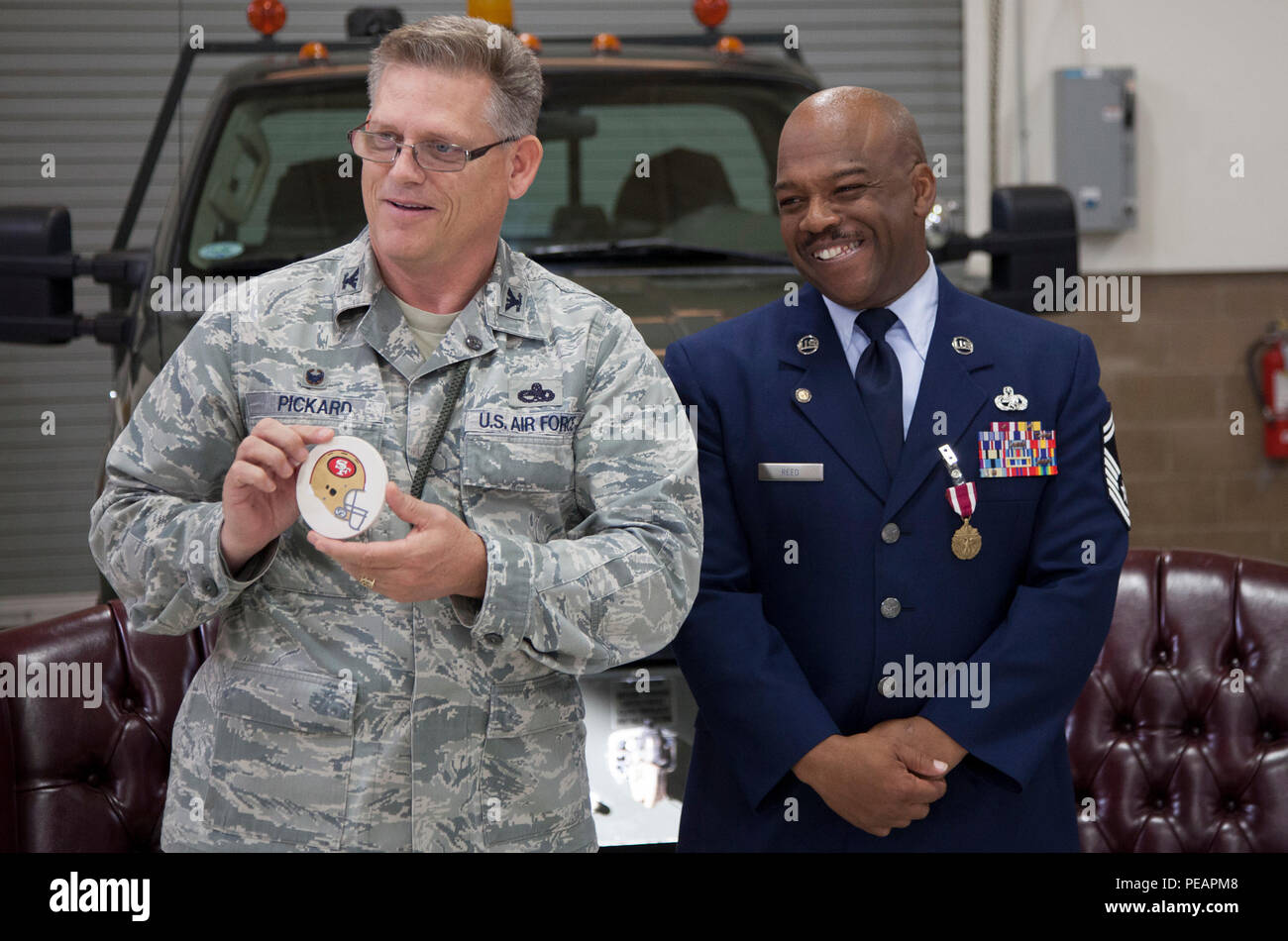 Senior Master Sgt. William Reed, III, 349th Maintenance Squadron, is ...