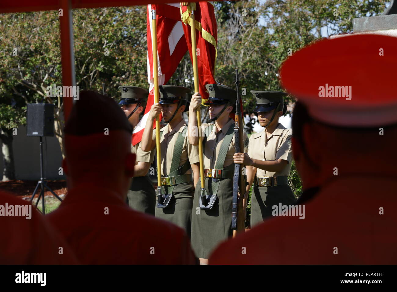 U.S. Marines with Fourth Recruit Training Battalion, Recruit Training ...