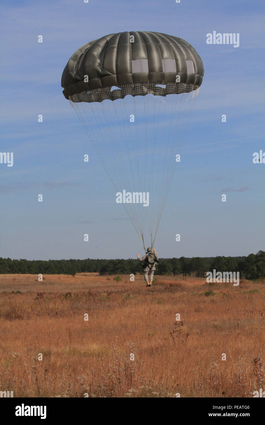 A U.S. Army paratrooper with 112th Signal Battalion, 528th Special ...