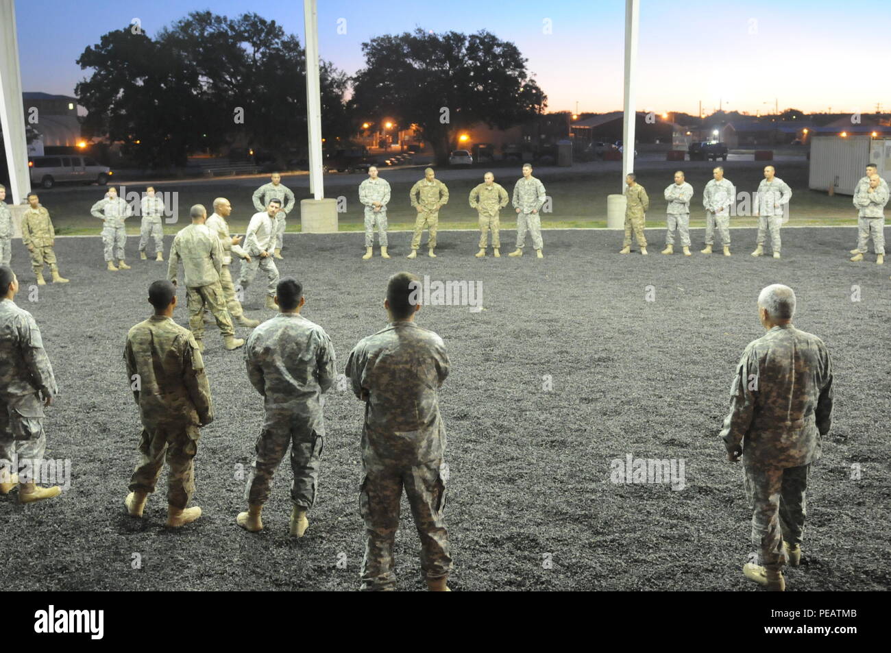 Soldiers from Headquarters Support Company, 640th Aviation Support ...