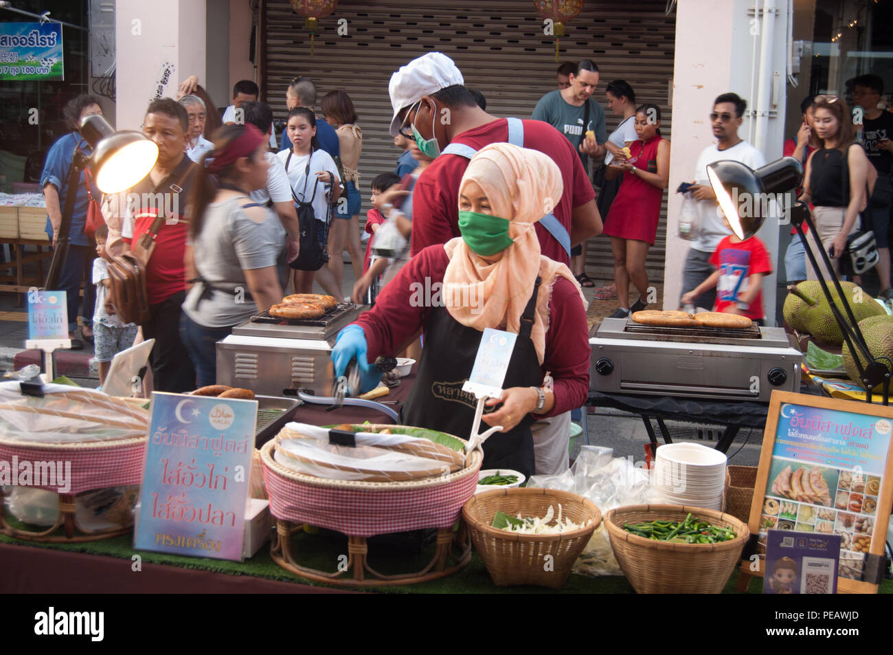 Ethnic food stall hi-res stock photography and images - Alamy