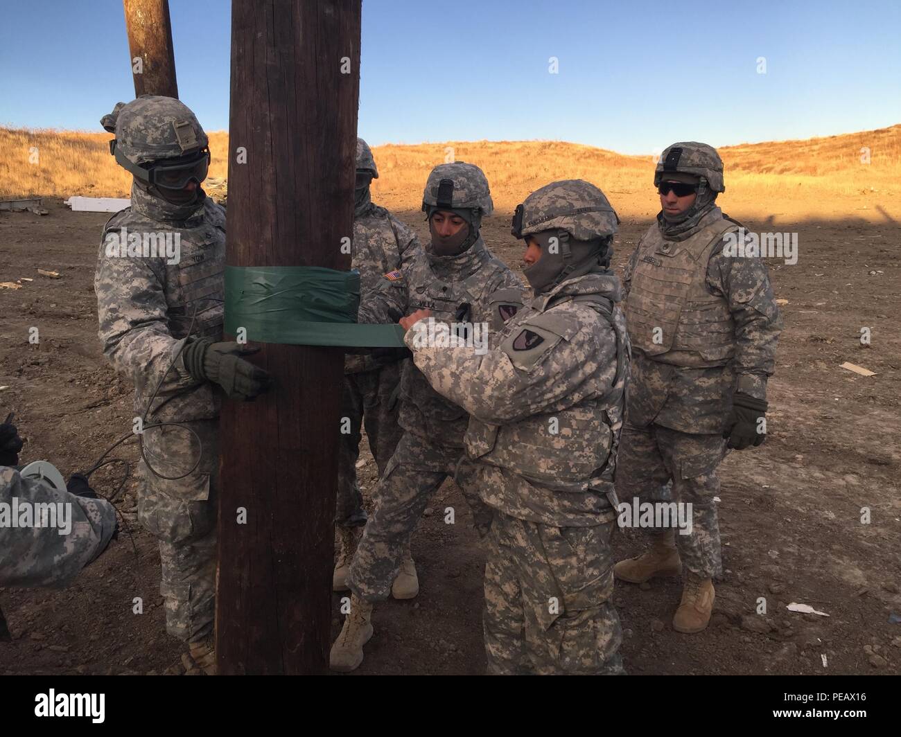 Soldiers from 569 Maneuver Augmentation Company, 4th Engineer Battalion ...