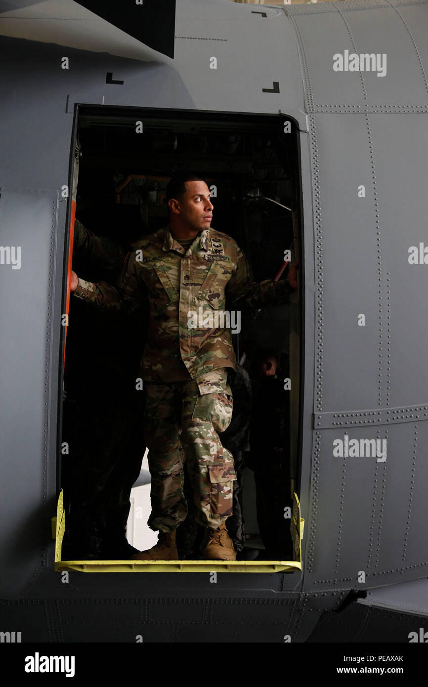U.S. Army Ssg. Also Blanco, assigned to 478th Civil Affairs Batallion ...