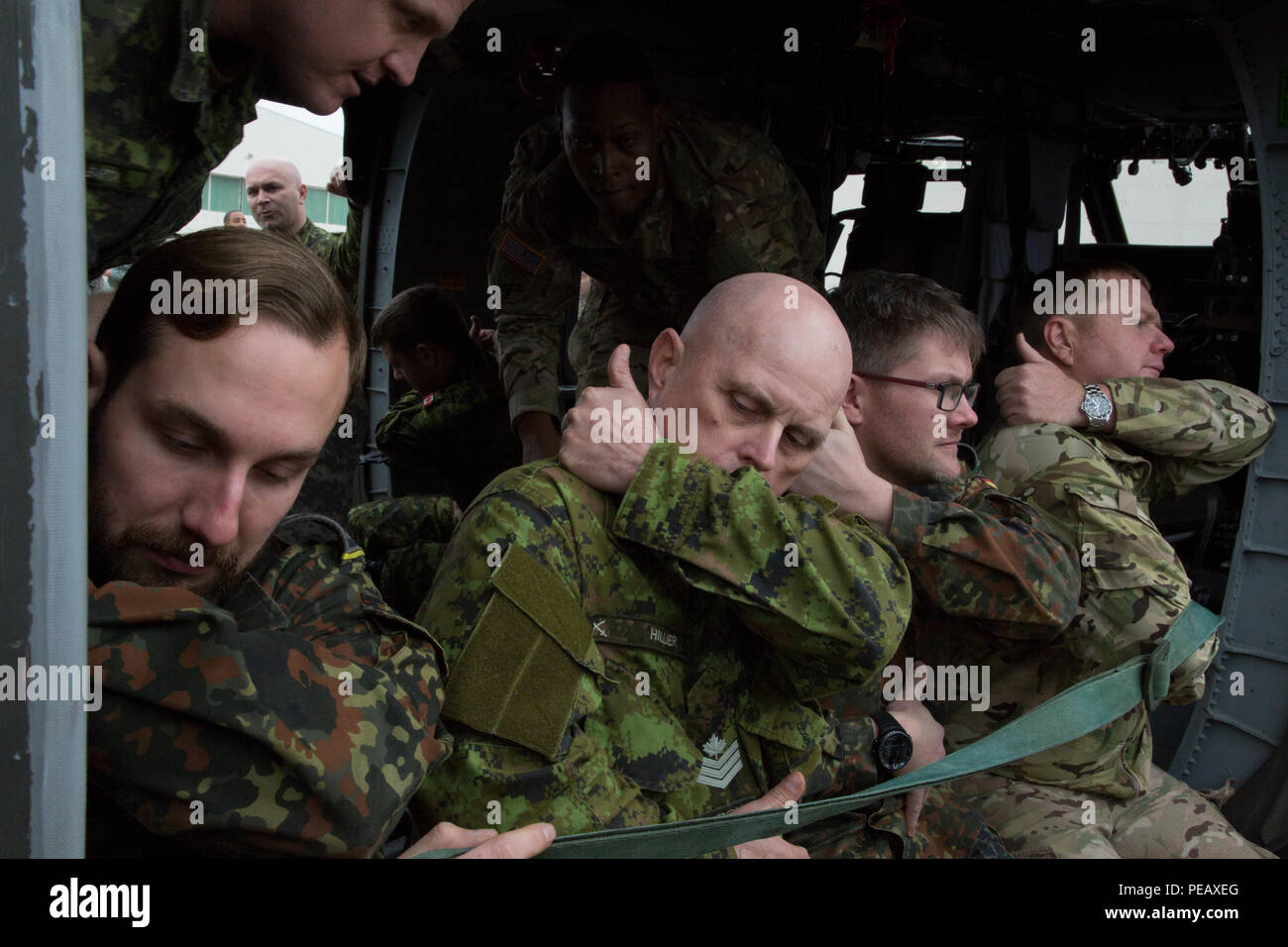 U.S., German and Canadian paratroopers participate in jumpmaster ...