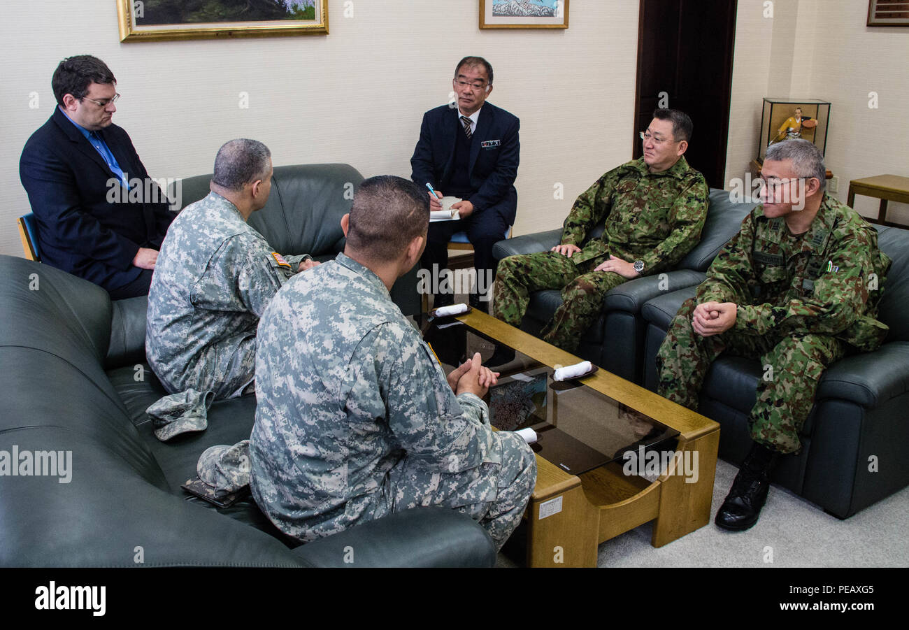 During a Nov. 20, 2015, visit to Camp Takeyama, Japan, senior leaders ...