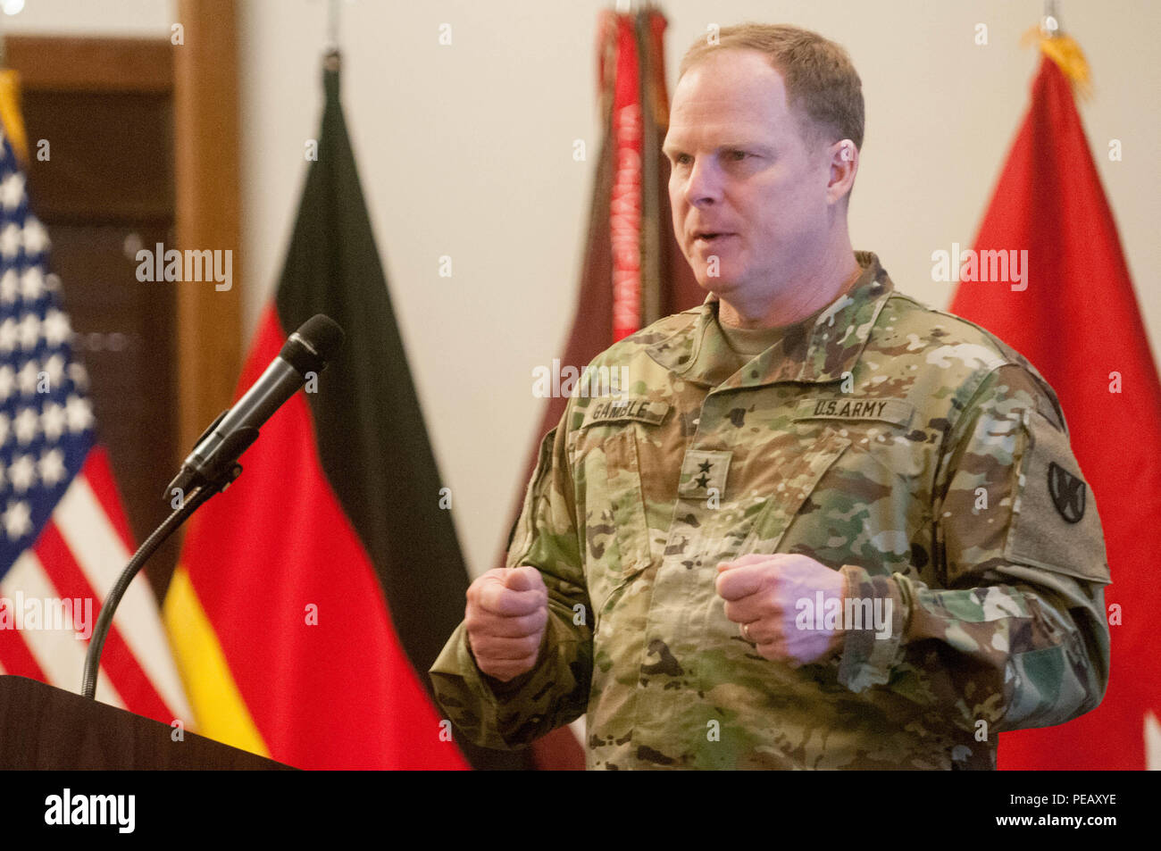Maj. Gen. Duane A. Gamble, 21st Theater Sustainment Command Commander ...