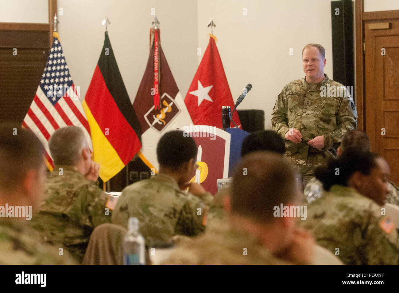 Maj. Gen. Duane A. Gamble, 21st Theater Sustainment Command Commander ...