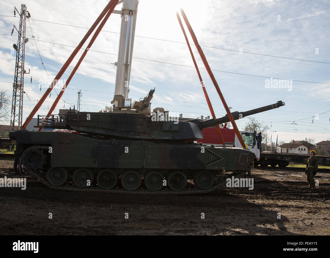 U.S. Marines with the Combined Arms Company, Black Sea Rotational Force ...