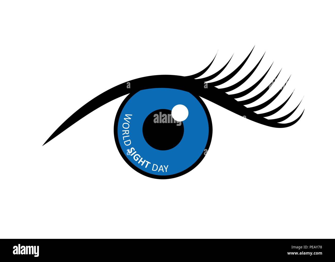 World in my eyes Stock Vector Images - Alamy