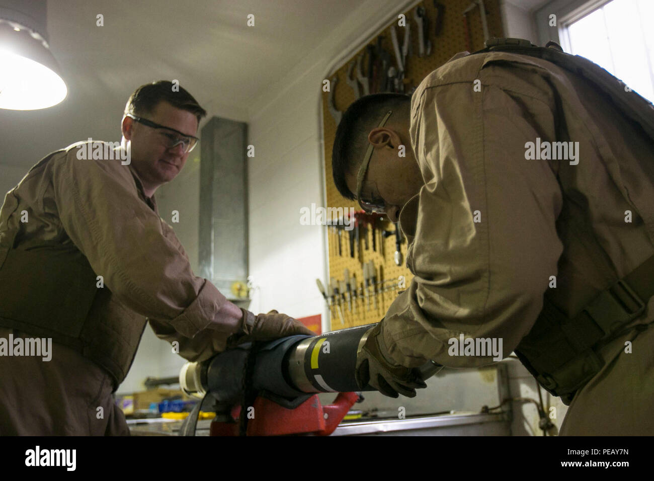 Chief Warrant Officer 2 Jason Scarborough, left, and Master Sgt. Jerry ...