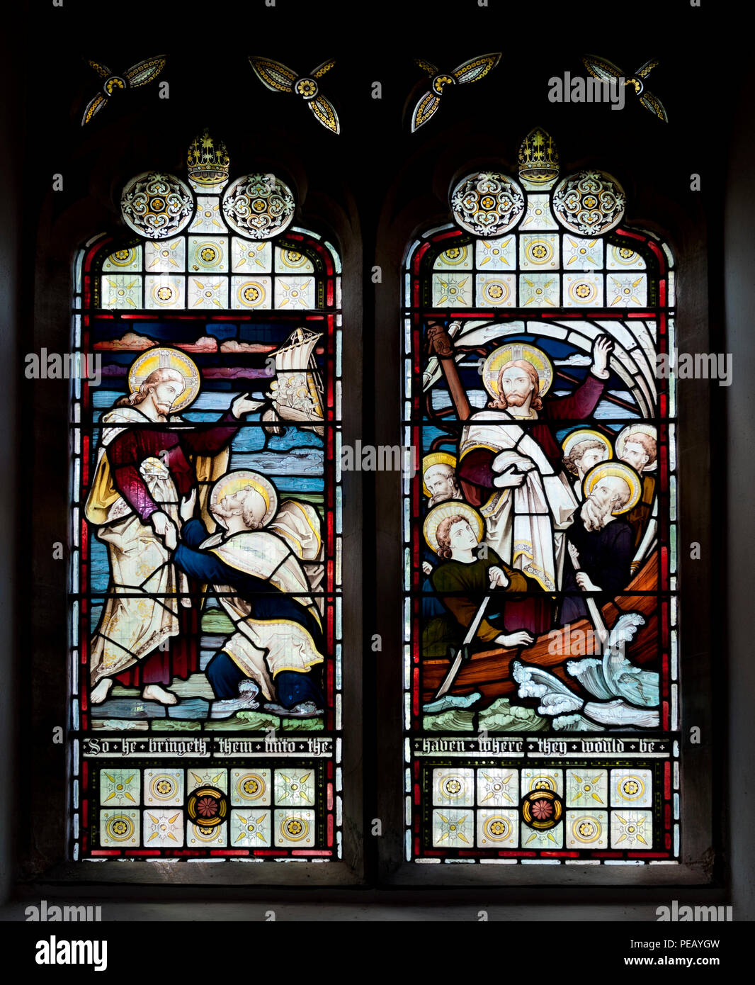 Christ on the sea of galilee hi-res stock photography and images - Alamy