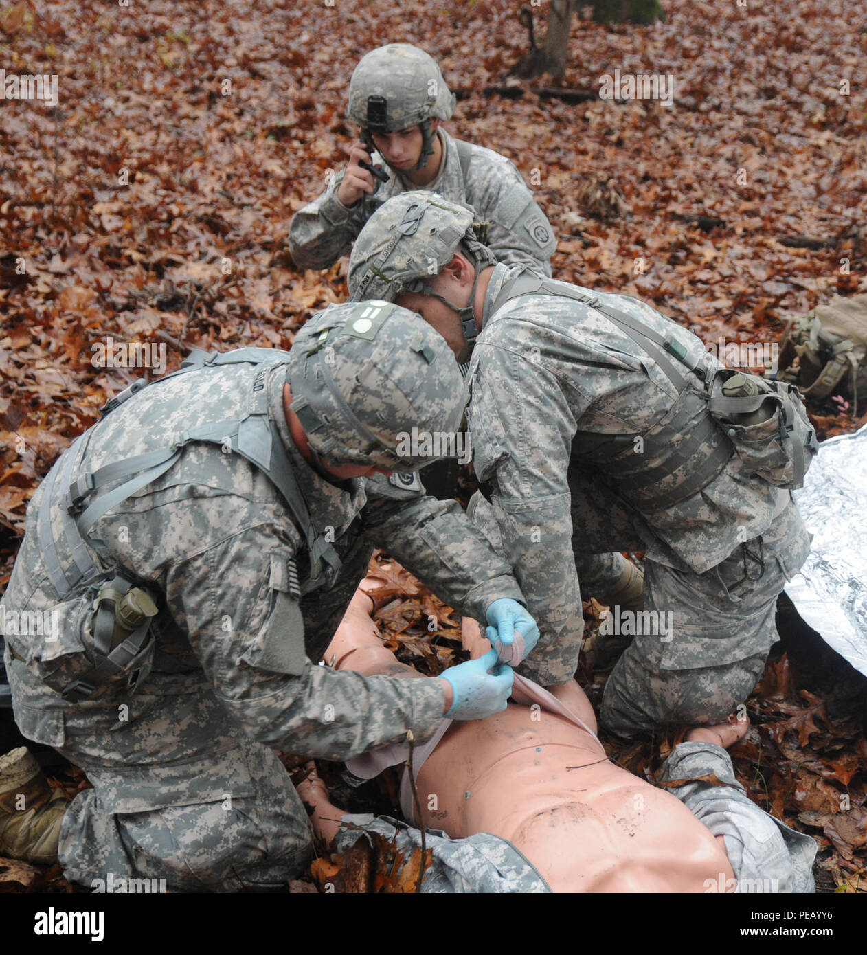Combat medics, assigned to the 82nd Airborne Division Artillery ...