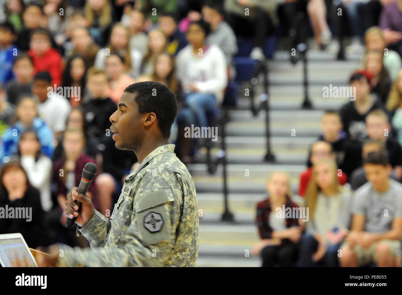 Army Reserve Soldier Spc. Johnny Williams Jr., of the 364th Sustainment ...