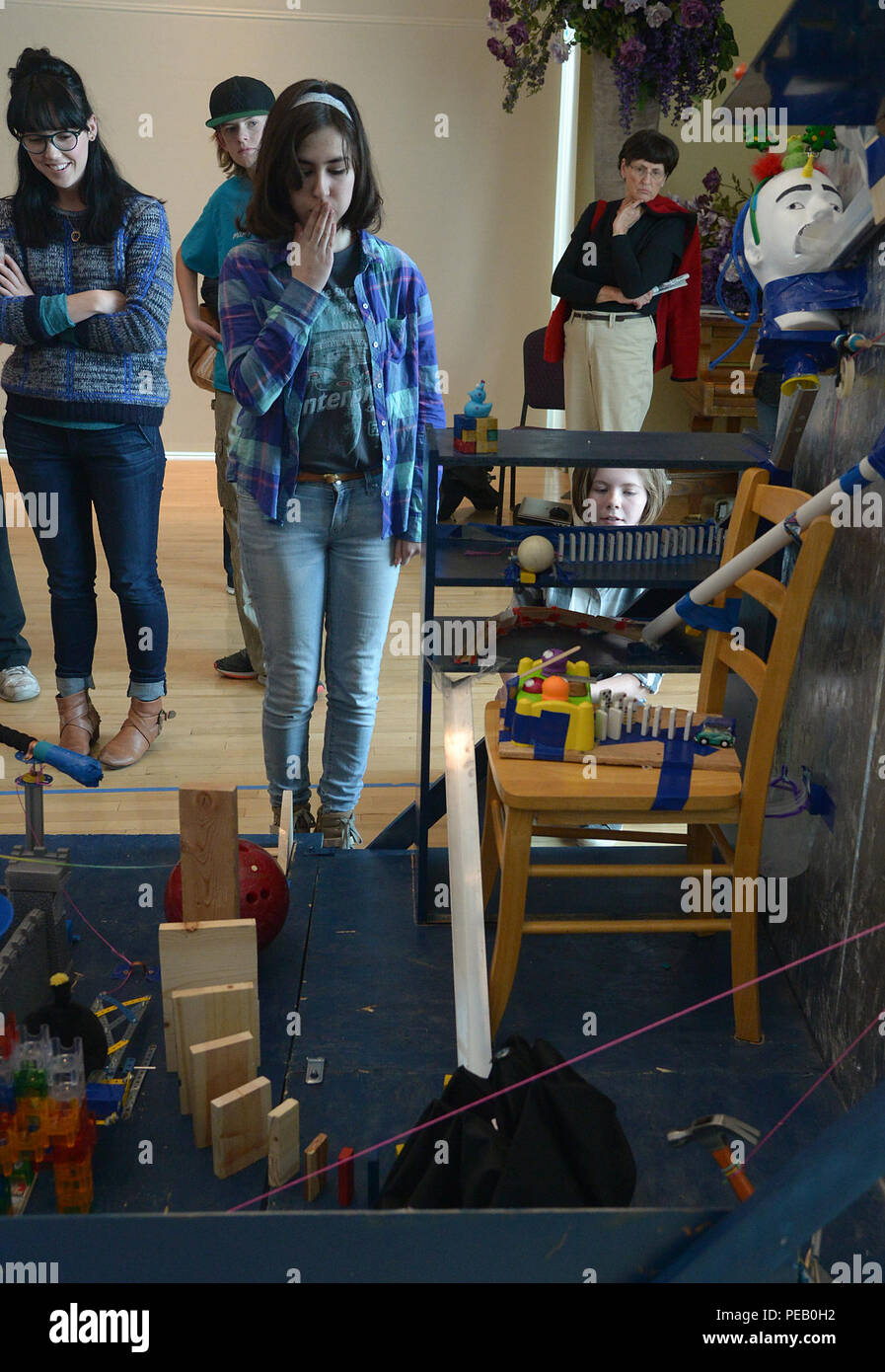 Rube goldberg contest hi-res stock photography and images - Alamy