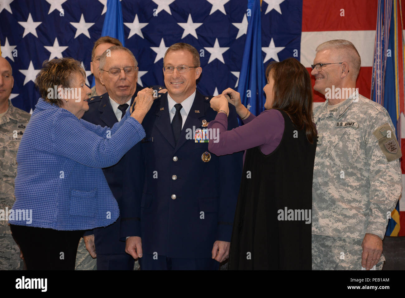U.S. Air Force Brig. Gen. Robert Becklund, the North Dakota National ...