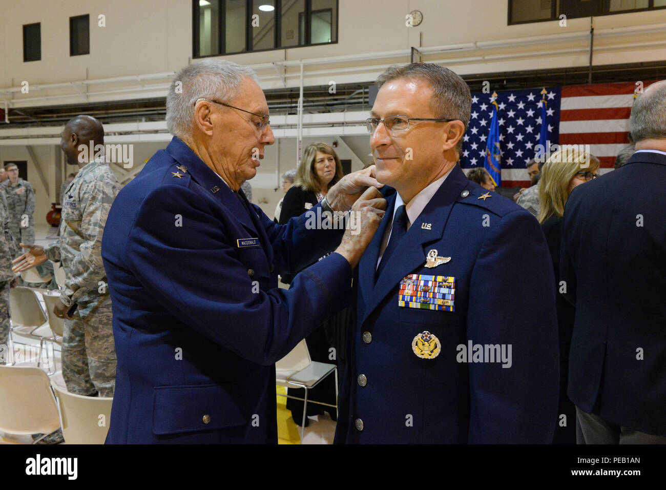 U.S. Air Force Brig. Gen. Robert Becklund, the North Dakota National ...