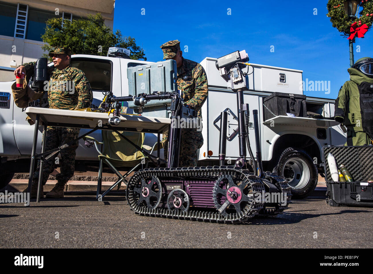 Marine Corps Air Station Yuma’s Explosive Ordnance Disposal team ...