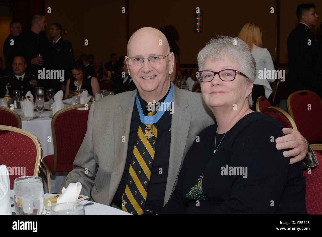 Sgt. Allen J. Lynch and his wife Susan Lynch attended the 1244th ...