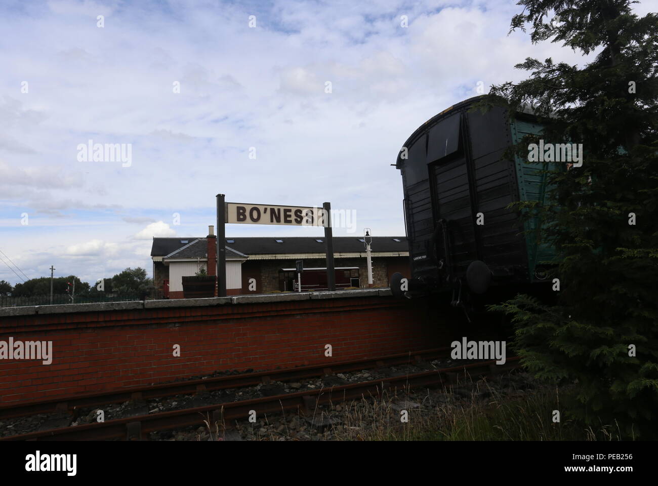 Bo'ness Railway Station Scotland August 2018 Stock Photo - Alamy