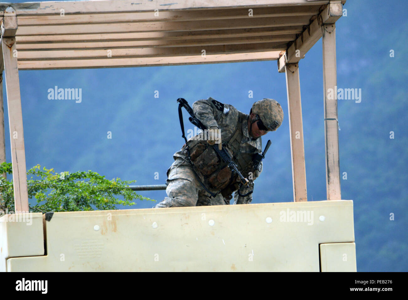 A Soldier assigned to 2nd Battalion, 35th Infantry Regiment, 3rd ...