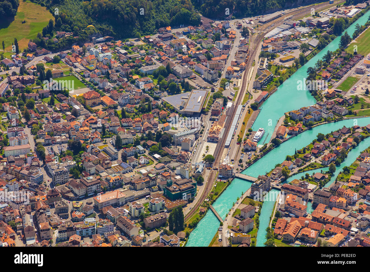 Interlaken town hi-res stock photography and images - Alamy