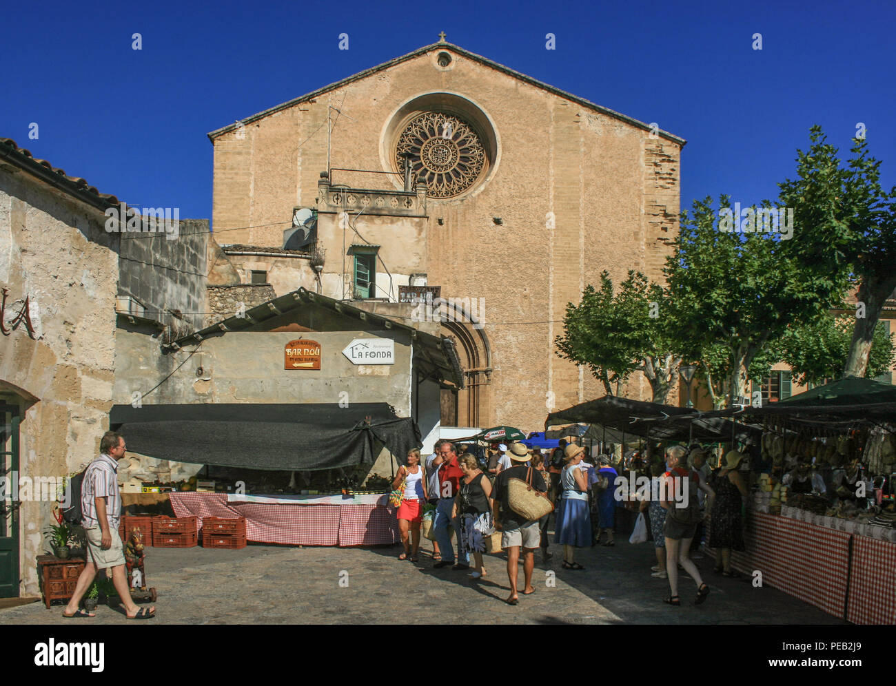 Pollença town placa major hi-res stock photography and images - Alamy
