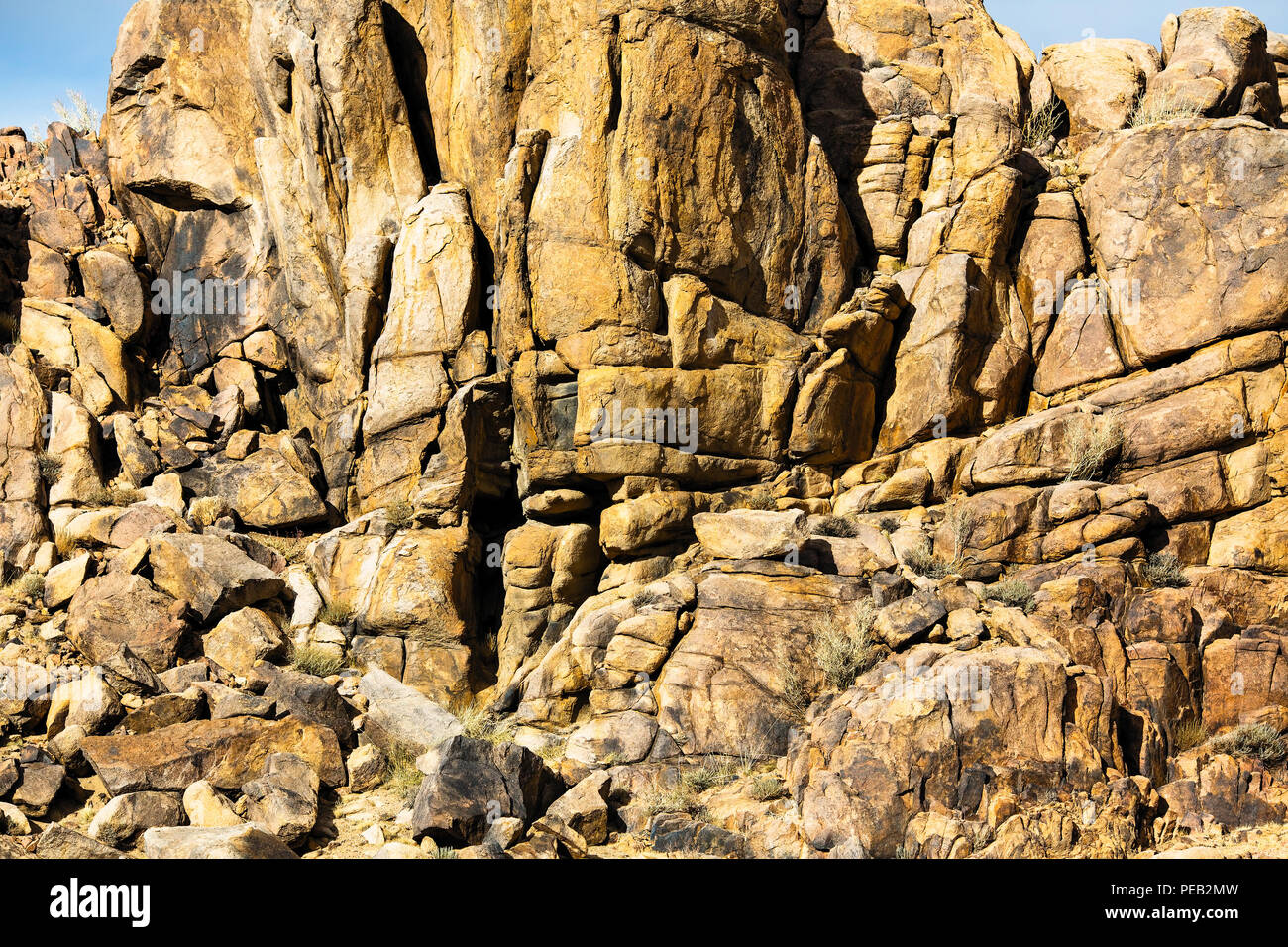 Texture of the rocks in the mountains in Western Mongolia Stock Photo ...