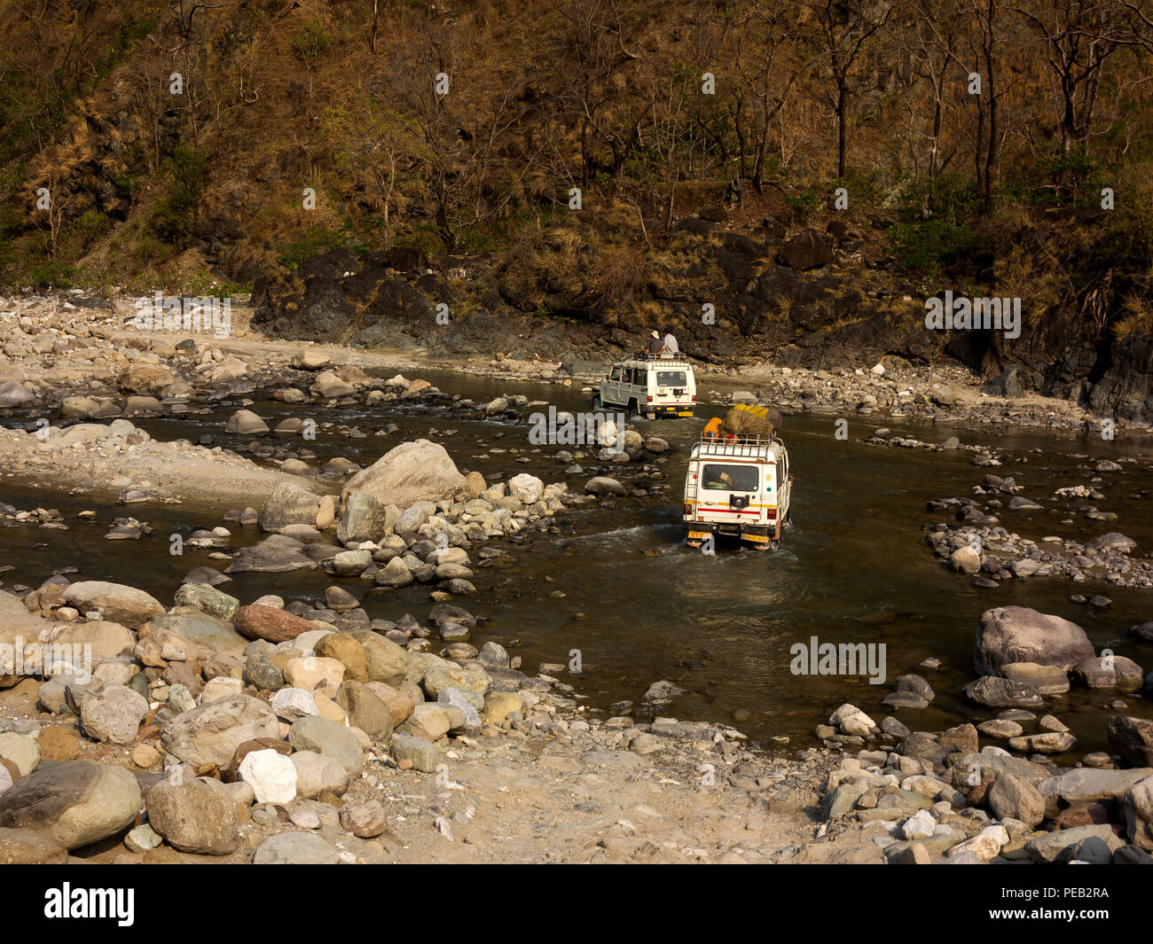 Recently opened road from Chalti to Chuka Village through the Ladhya ...
