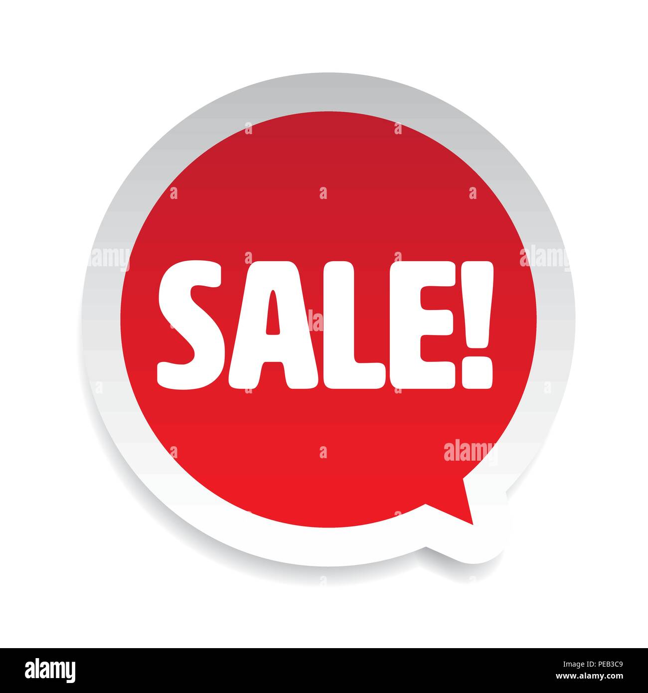 Red sale sticker set Stock Vector Images - Alamy