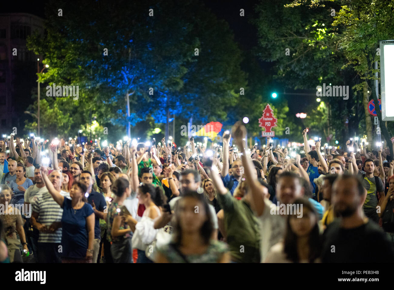 Angry crowd torches hi-res stock photography and images - Alamy