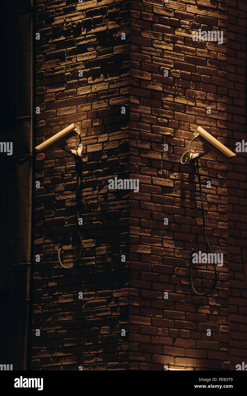 Cctv cameras at night hi-res stock photography and images - Alamy