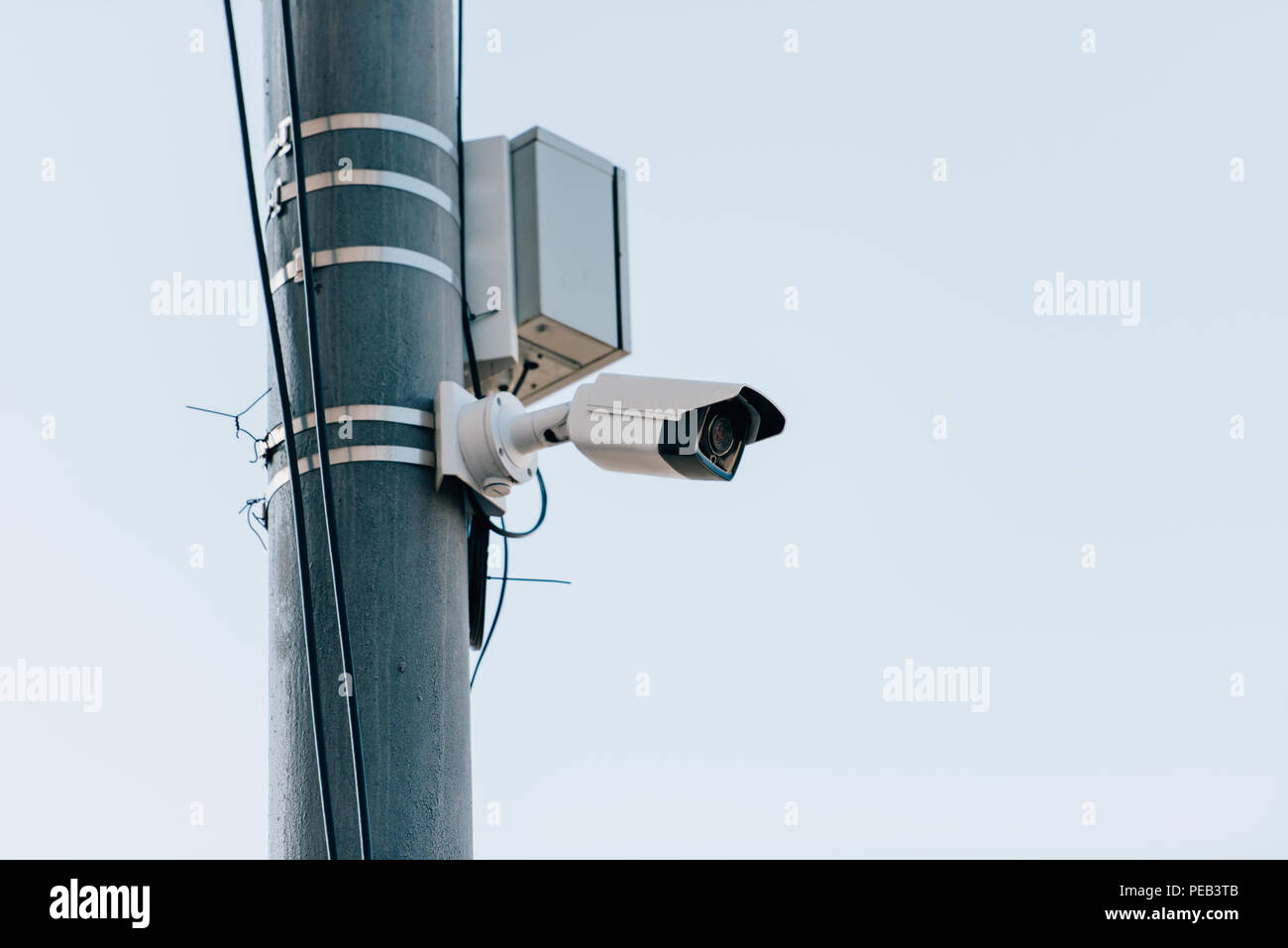 Security camera on light pole hi-res stock photography and images - Alamy