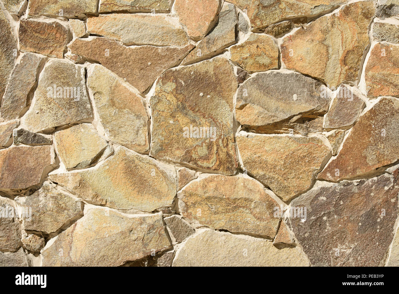 full frame image of stone wall background Stock Photo - Alamy