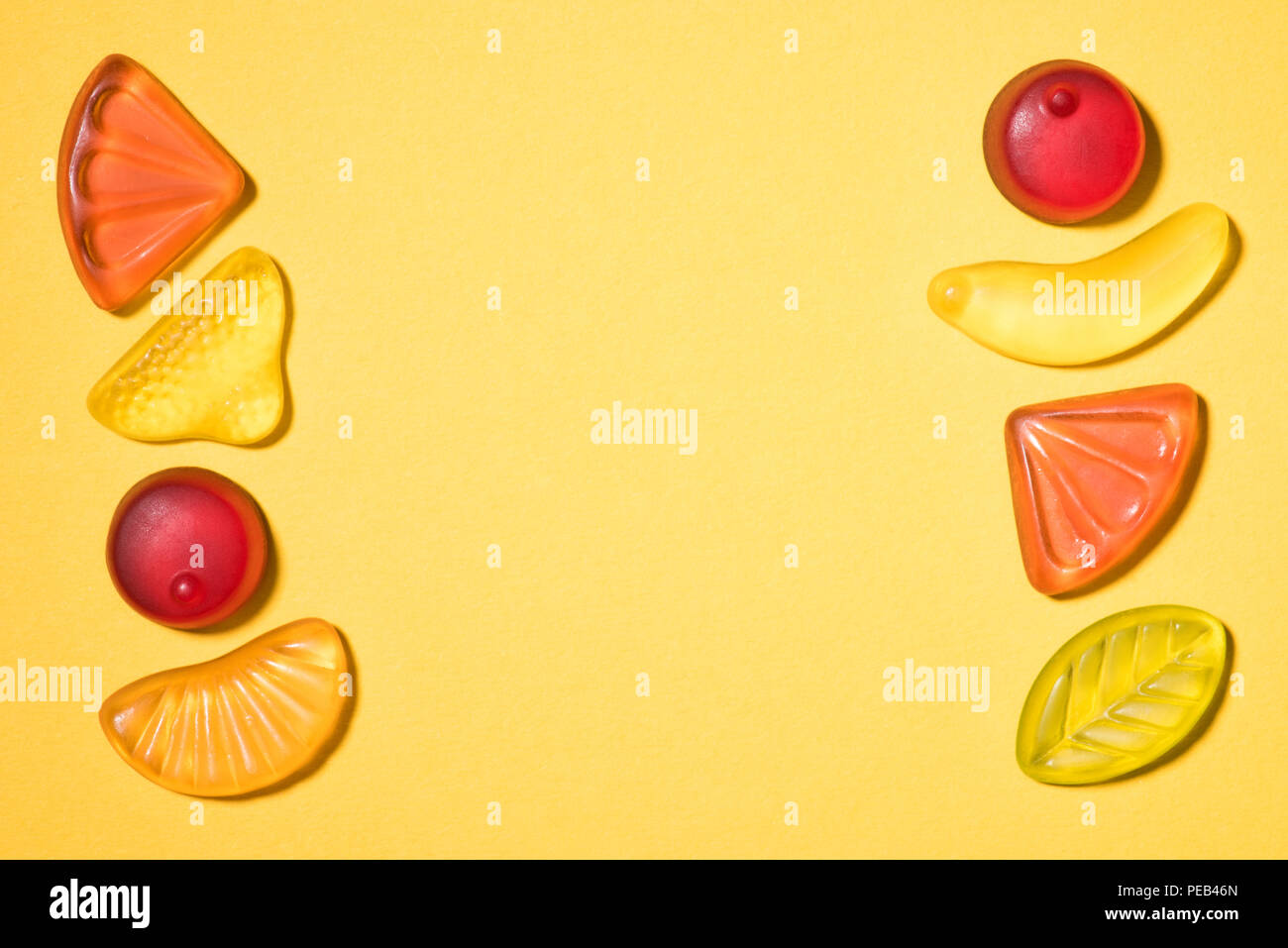 top view of gummy candies Stock Photo - Alamy