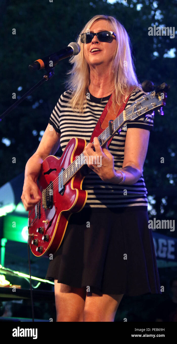 New York City, New York, USA. 12th Aug, 2018. Musician/singer CINDY LEE ...