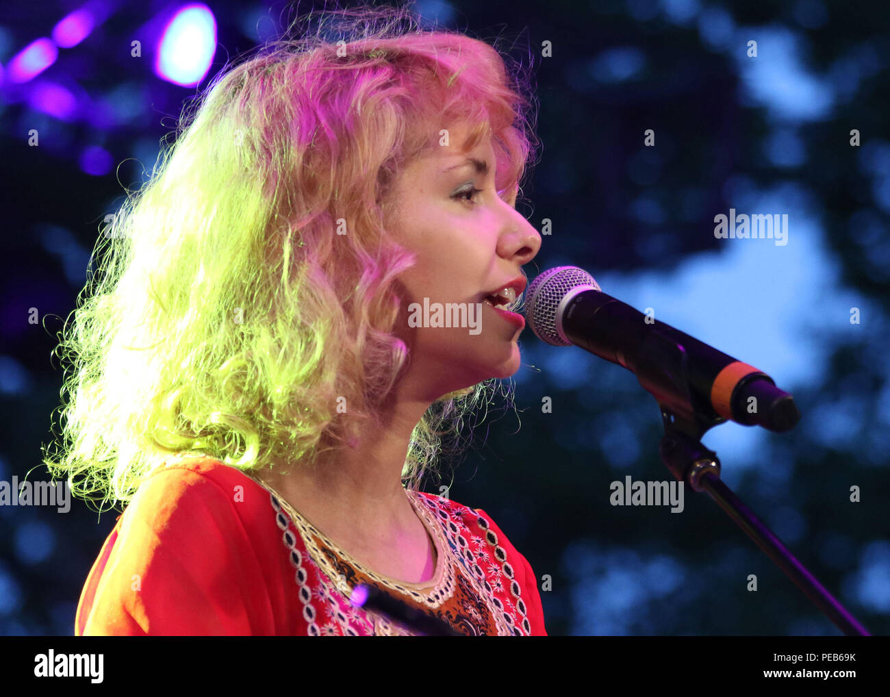 New York City, New York, USA. 12th Aug, 2018. Musician/singer NELLIE ...