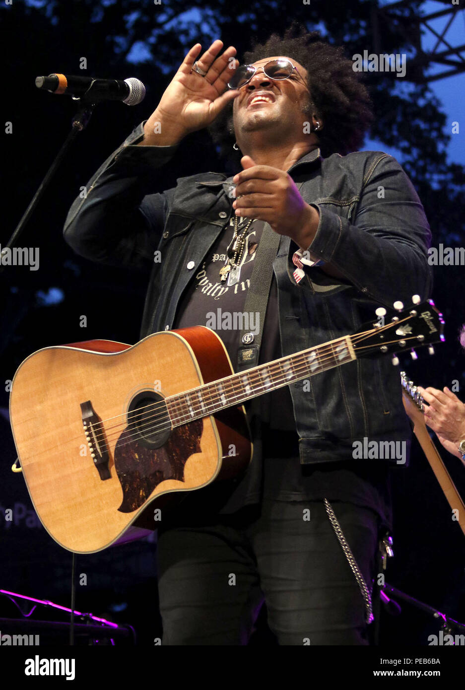 New York City, New York, USA. 12th Aug, 2018. Musician/singer JEFFREY ...