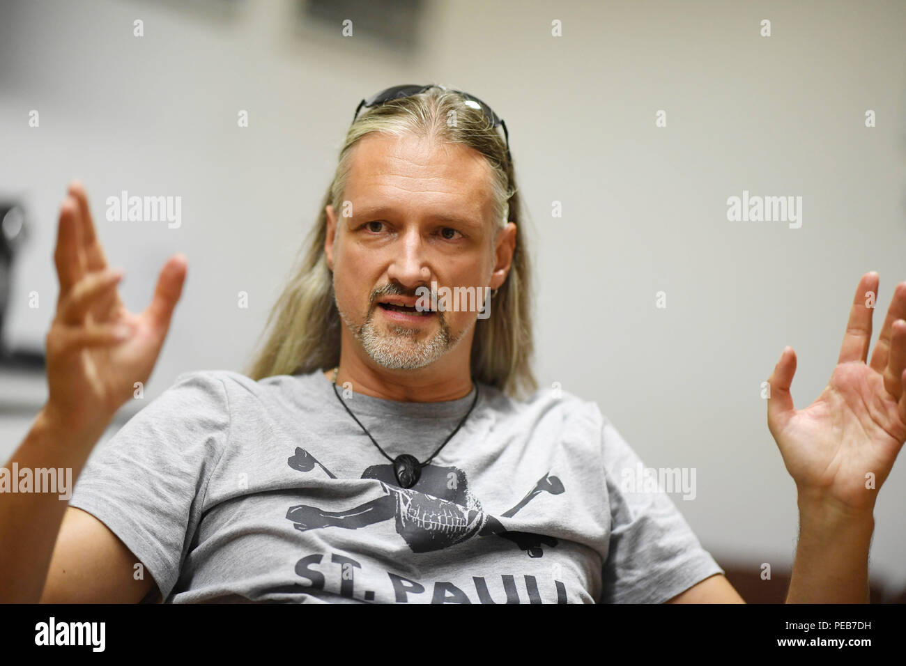 Karlsruhe, Germany. 10th Aug, 2018. Timo Gleichmann alias Lasterbalk ...