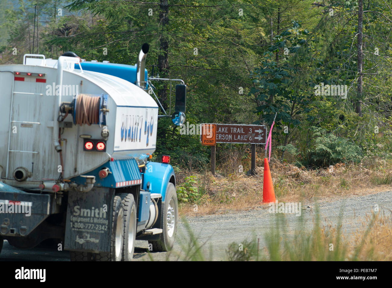 Breaking news forest fire hi-res stock photography and images - Alamy