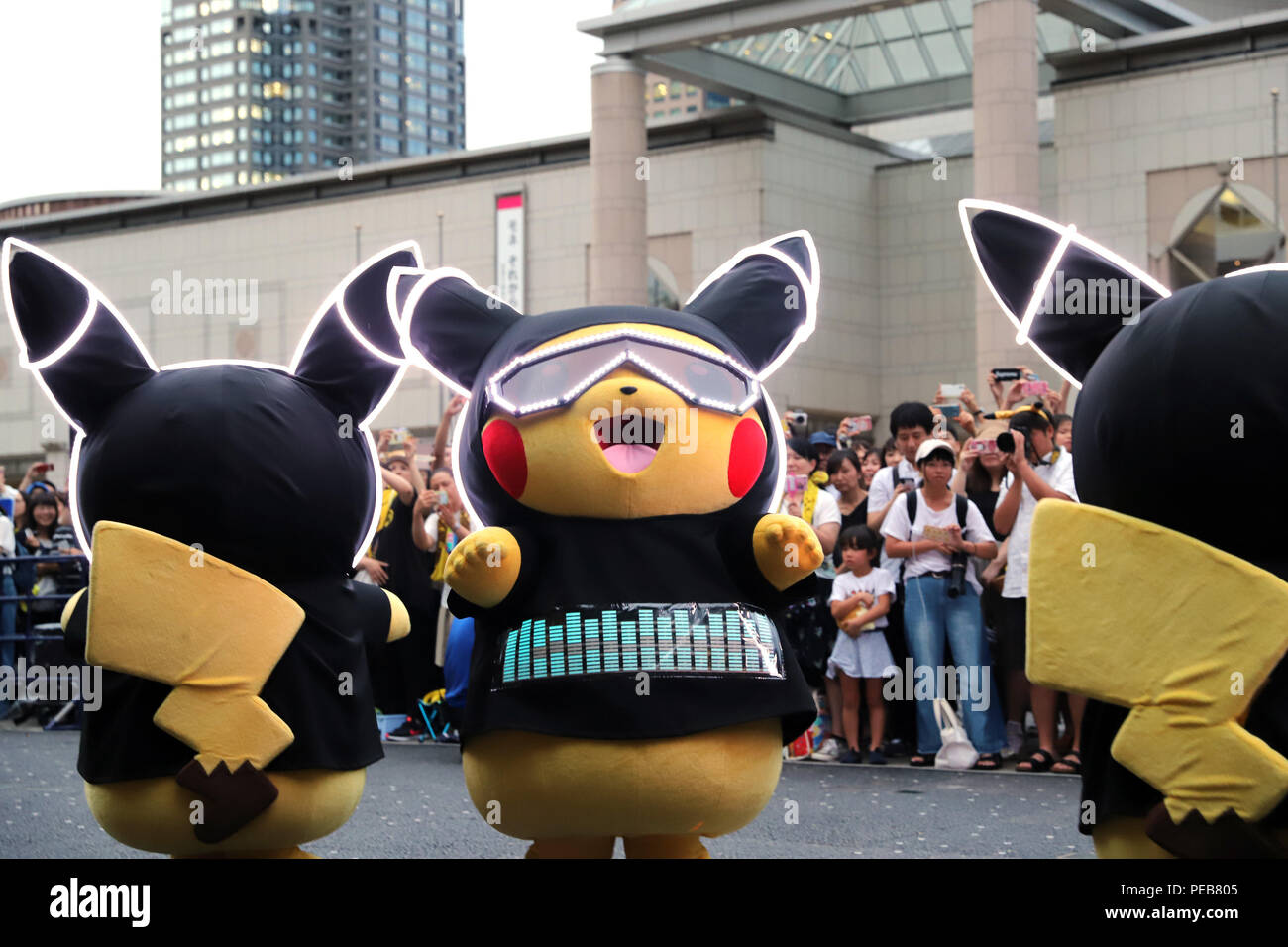 Yokohama, Japan. 13th Aug, 2018. Nintendo's videogame software Pokemon ...