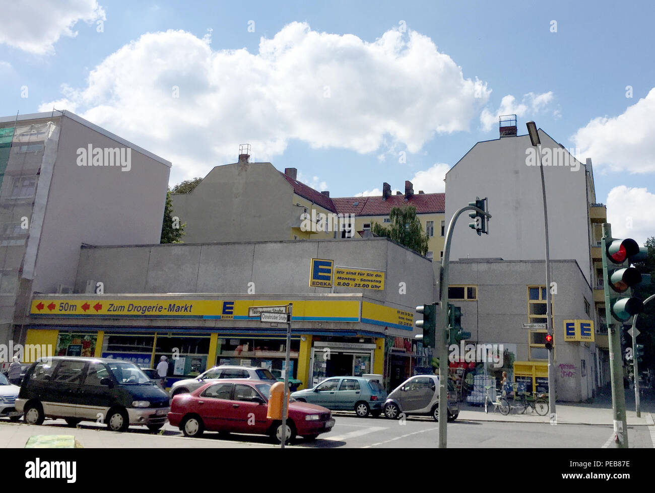Berlin, Germany. 03rd Aug, 2018. Today's supermarket, which was shown ...
