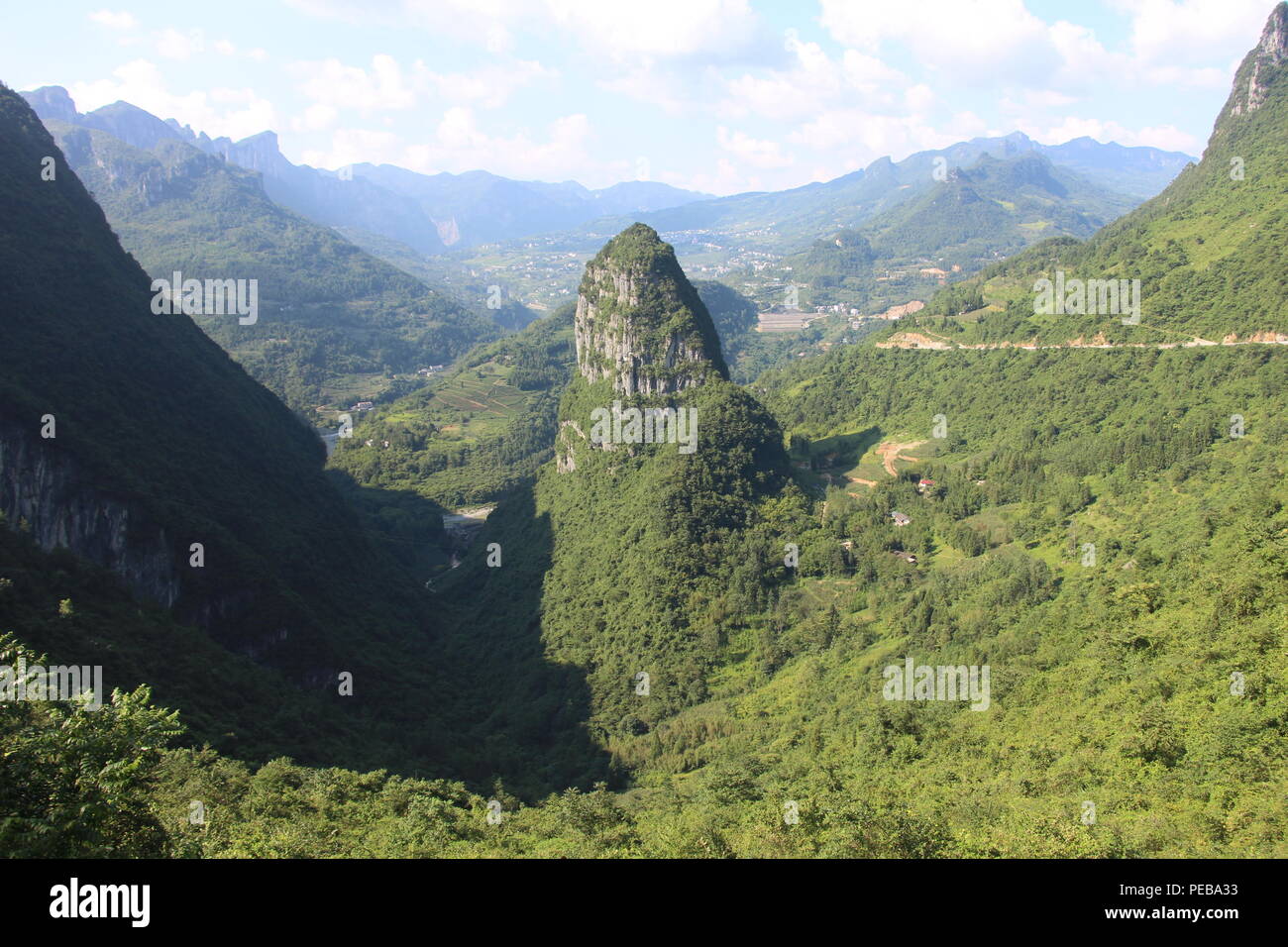 August 14, 2018 - Enshi, Enshi, China - Enshi, CHINA-Scenery of ...