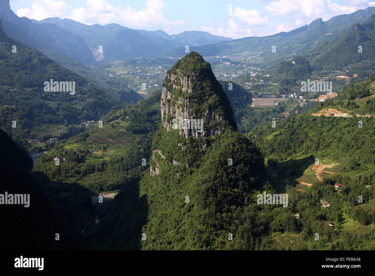 August 14, 2018 - Enshi, Enshi, China - Enshi, CHINA-Scenery of ...