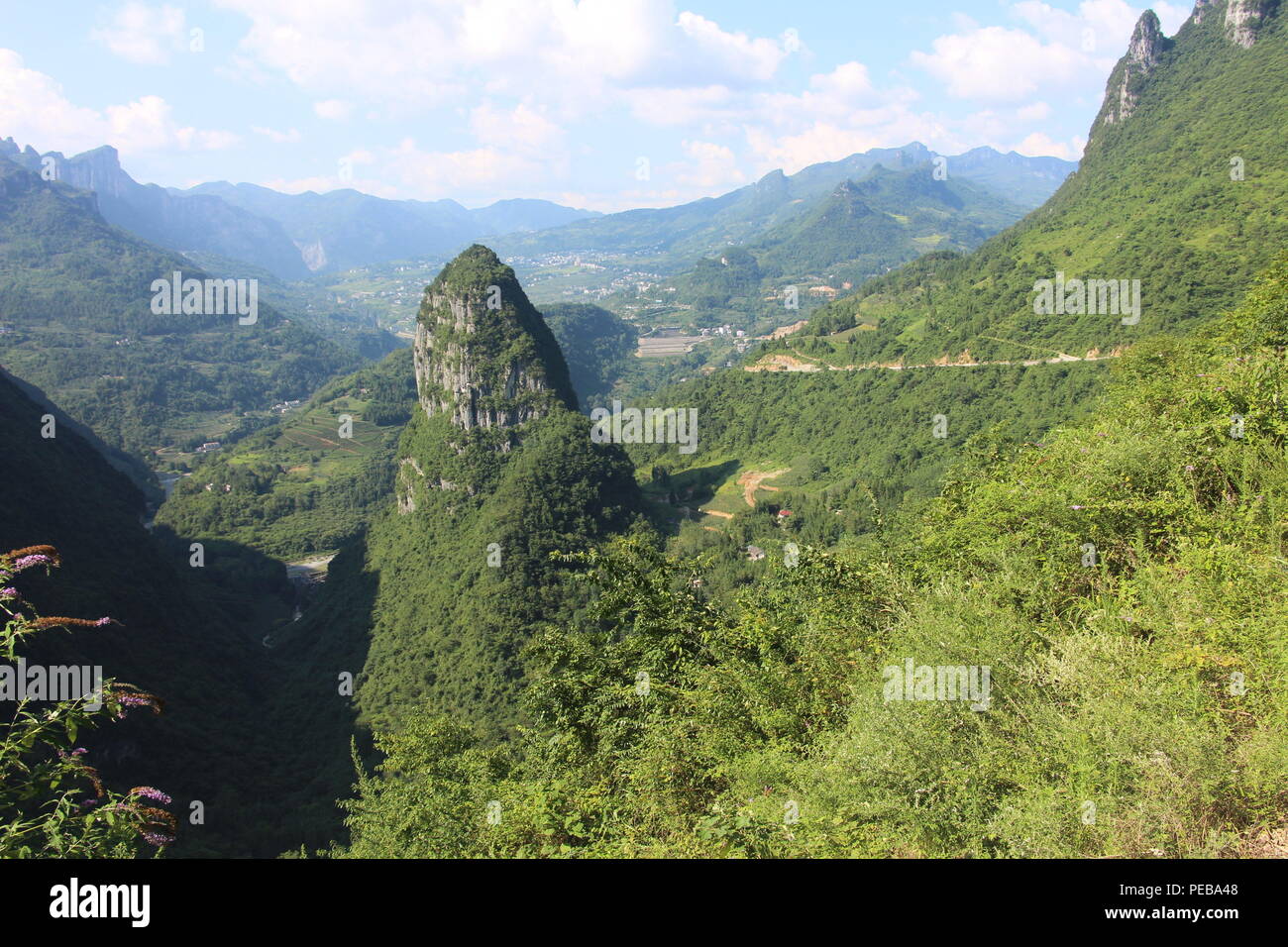 August 14, 2018 - Enshi, Enshi, China - Enshi, CHINA-Scenery of ...