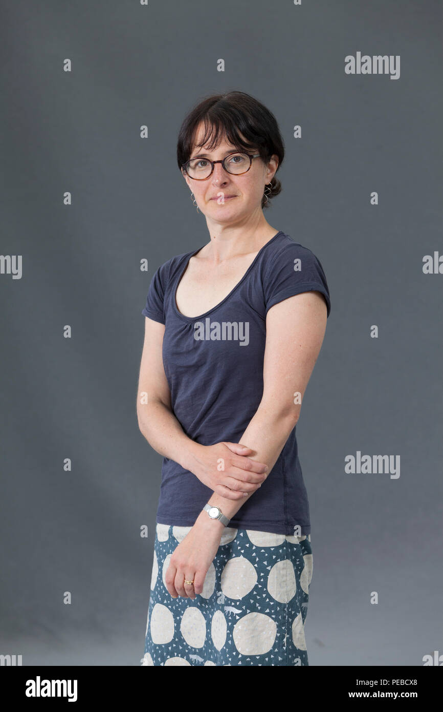 Edinburgh, UK. 14th August, 2018. Sarah Moss, the Scottish novelist ...