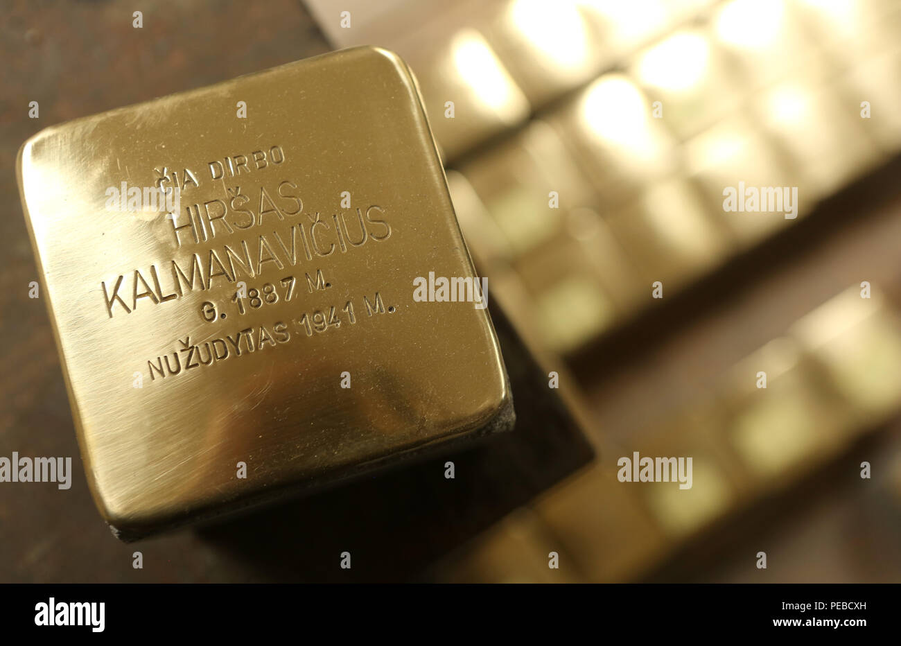 The stolpersteine project hi-res stock photography and images - Alamy