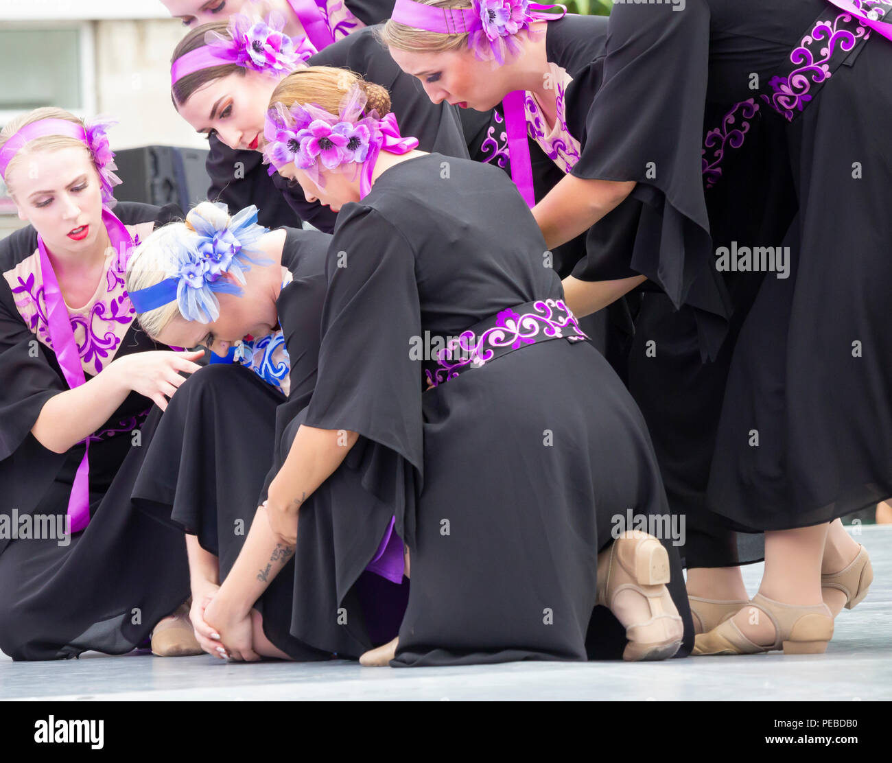 Vohon Ukranian dance ensamble at the Billingham International Folklore Festival of World Dance ...